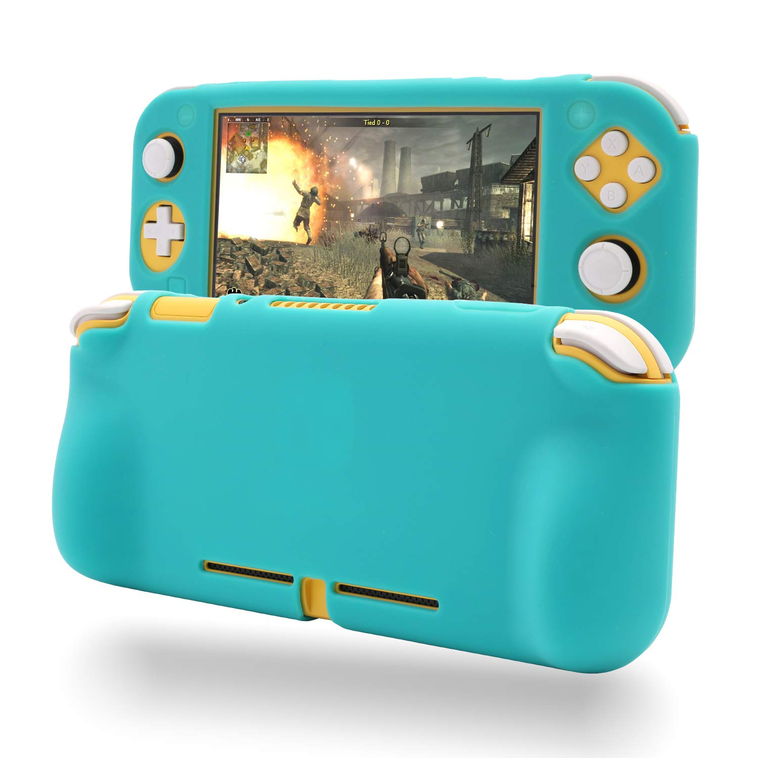 Grip Case for Nintendo Switch Lite, Silicone Case for Nintendo Switch Lite - Turquoise