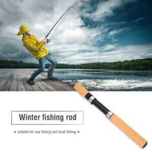 VGEBY1 Fishing Rod, Portable Ice Winter Fishing Rod Retractable Fishing Pole Tackle