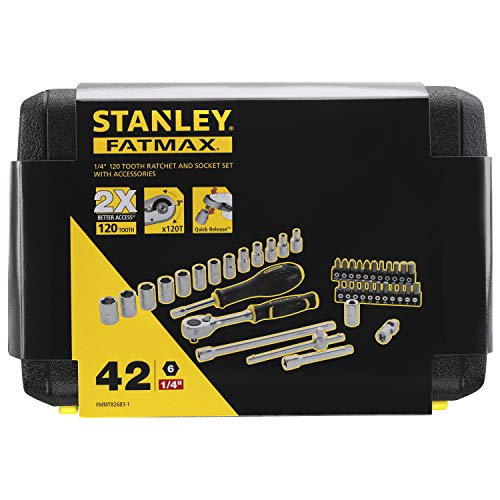 Stanley Fatmax FMMT82683-1 Ratchet and Socket Set, Multi-Colour