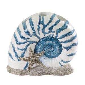 avanti linens - toothbrush holder, oceanscape inspired bathroom decor (blue lagoon collection)