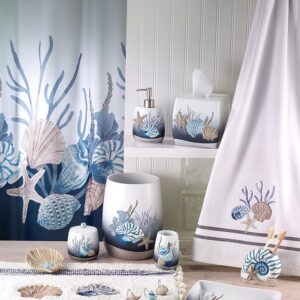 Avanti Linens - Toothbrush Holder, Oceanscape Inspired Bathroom Decor (Blue Lagoon Collection)