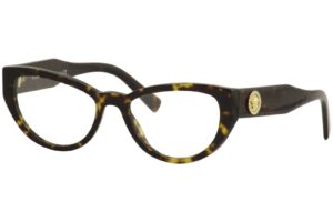 versace women's eyeglasses ve3280b ve/3280/b 108 havana optical frame 51mm (havana, 51)