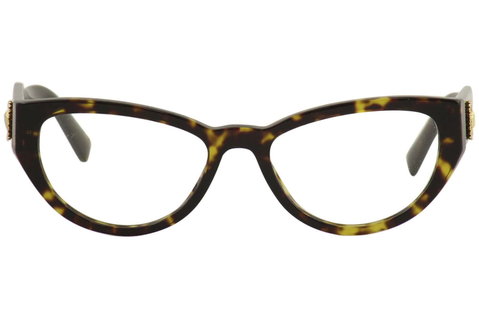 Versace Women's Eyeglasses VE3280B VE/3280/B 108 Havana Optical Frame 51mm (Havana, 51)