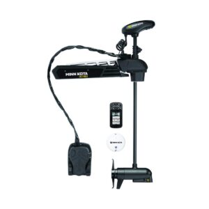 minn kota 1368867 ultrex freshwater cable & electric-steer bow-mount trolling motor with mega down/side-imaging & i-pilot link gps, 80 lbs thrust, 60" shaft