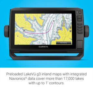 Garmin ECHOMAP UHD 93sv, 9" Keyed-Assist Touchscreen Chartplotter with U.S. LakeVü g3 and GT54UHD-TM transducer