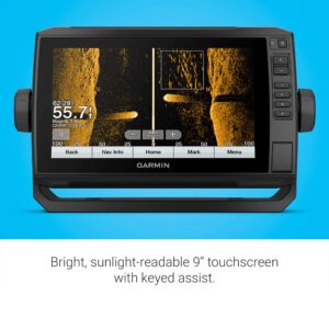 Garmin ECHOMAP UHD 93sv, 9" Keyed-Assist Touchscreen Chartplotter with U.S. LakeVü g3 and GT54UHD-TM transducer