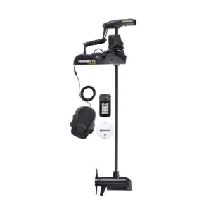 minn kota 1358995 ulterra freshwater electric-steer bow-mount trolling motor with mega down/side imaging & i-pilot link gps, 112-lbs thrust, 60" shaft