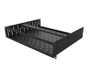 penn elcom custom media rack shelves compatible with 2 x sonos amp units