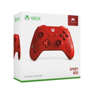 Microsoft Xbox Wireless Controller - Sport Red Special Edition, Bluetooth, Windows 10 Compatible, 3.5mm Headset Jack