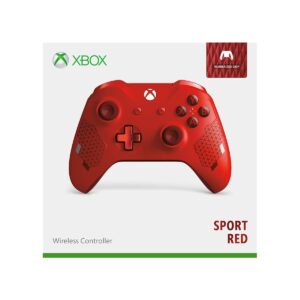 Microsoft Xbox Wireless Controller - Sport Red Special Edition, Bluetooth, Windows 10 Compatible, 3.5mm Headset Jack