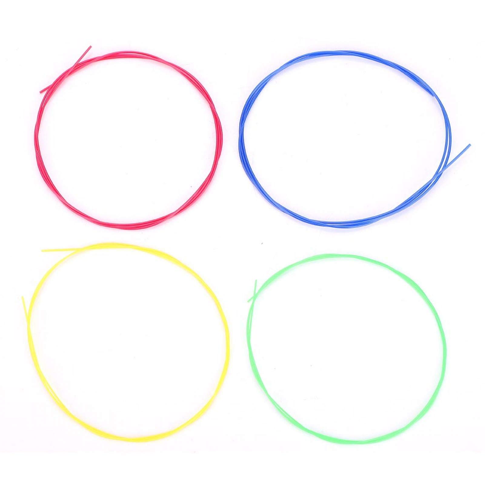 Ukulele Strings Set,4pcs/Set Colorful Nylon Strings Replacement Part Accessory for Ukelele