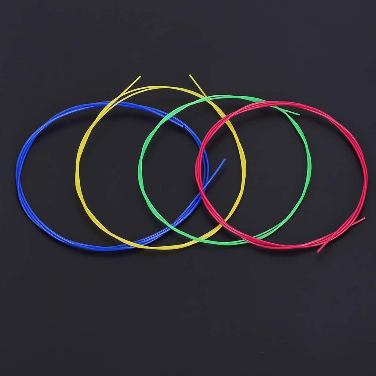 Ukulele Strings Set,4pcs/Set Colorful Nylon Strings Replacement Part Accessory for Ukelele