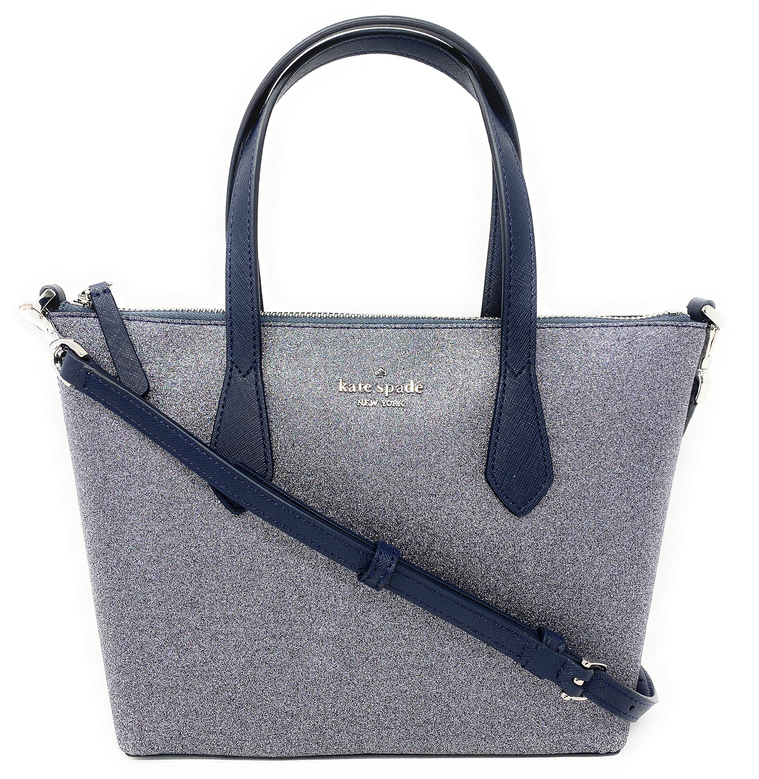 Kate Spade New York Glitter Joeley Small Satchel (Dusknavy)