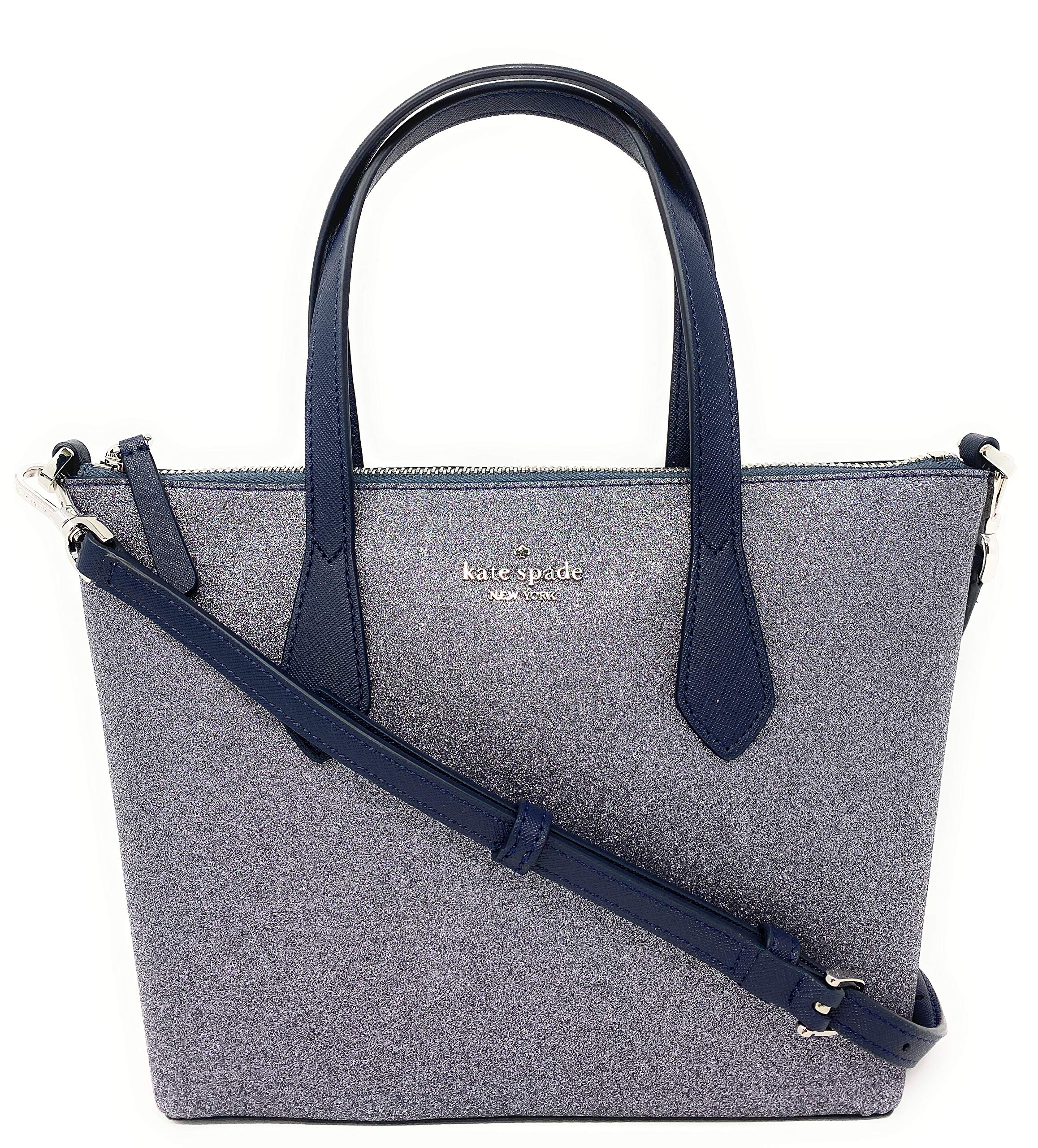 Kate Spade New York Glitter Joeley Small Satchel (Dusknavy)