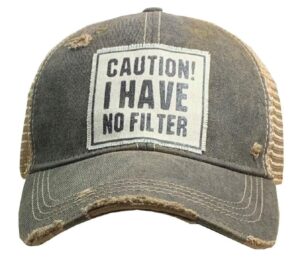 vintage life distressed baseball caps funny trucker hats with sayings, unisex (no filter (rust))