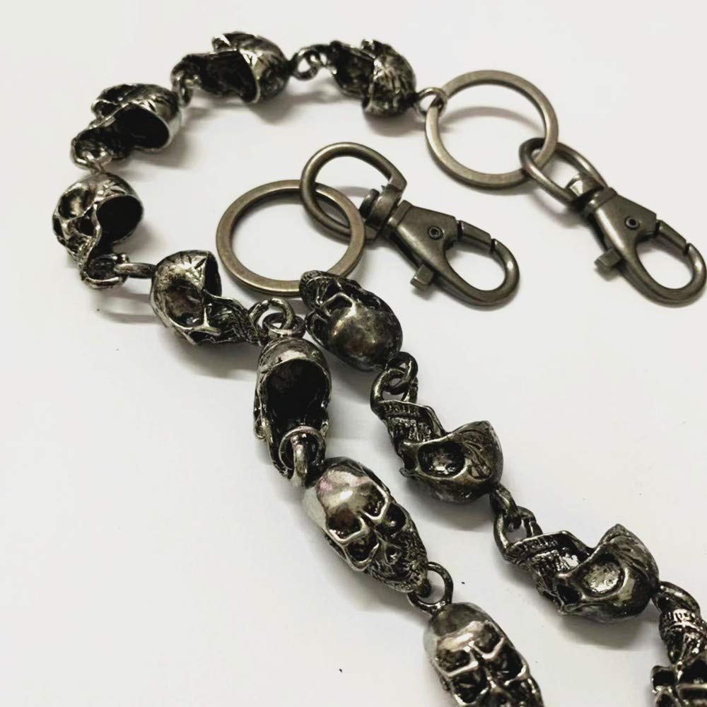 Men Wallet Chain Punk Heavy Skull Strong Key Jeans Pant Chain