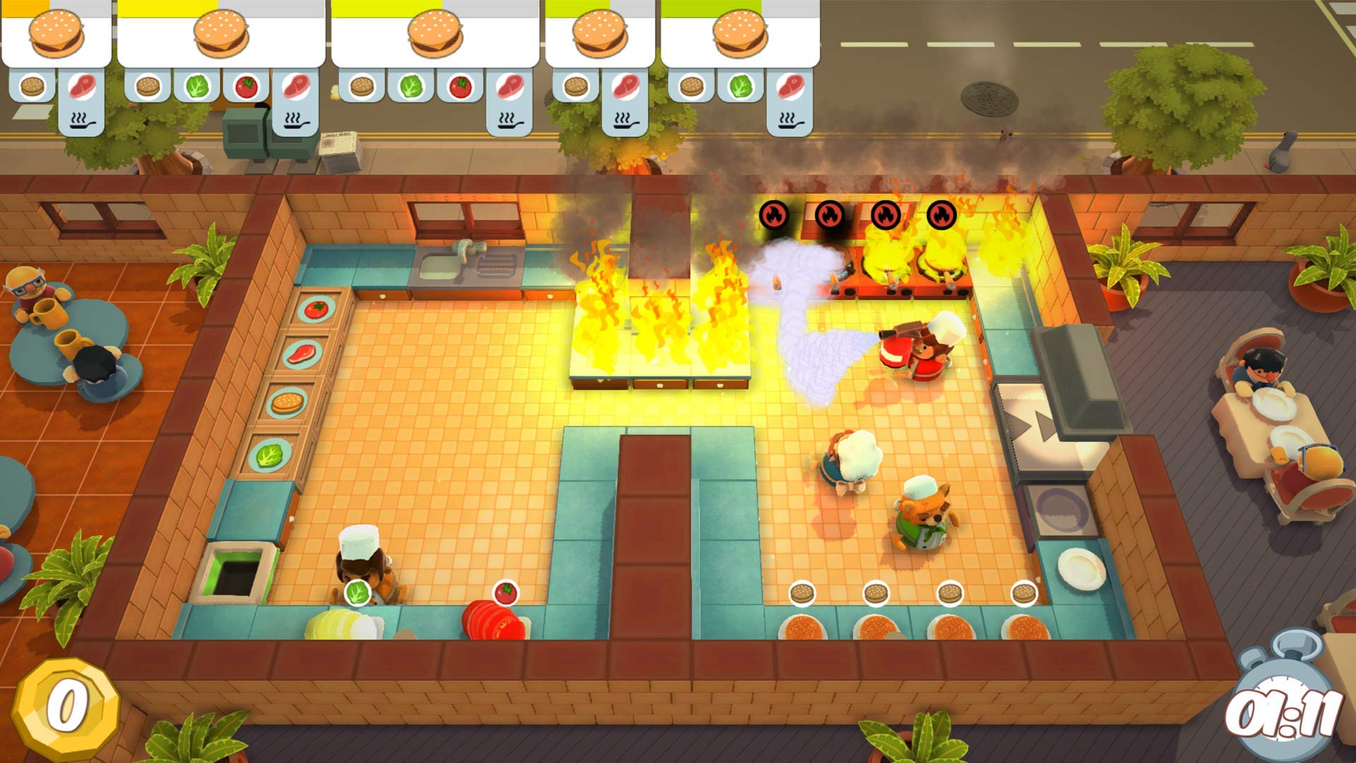 Overcooked! + Overcooked! 2 (PS4)