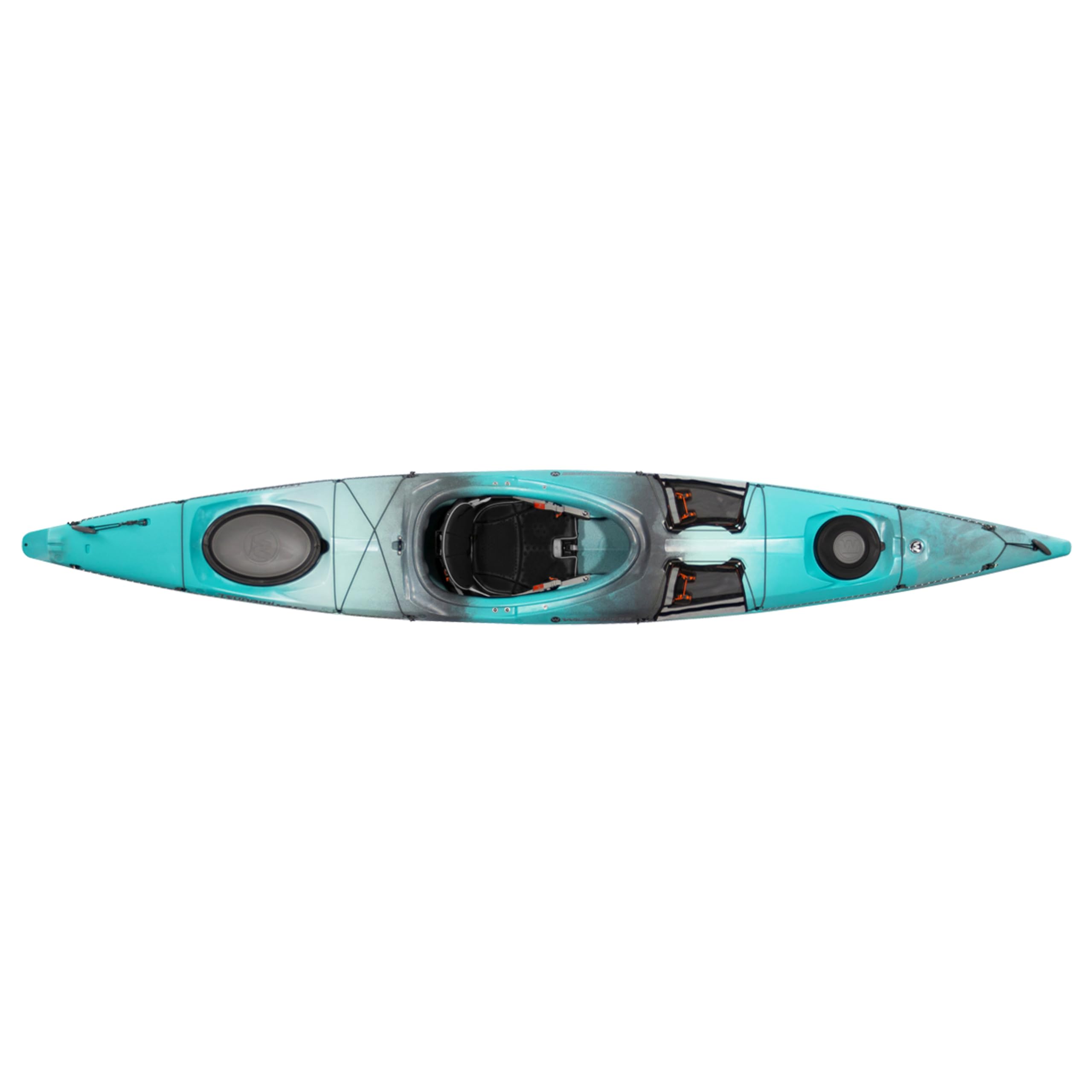 Wilderness Systems Tsunami 140 | Sit Inside Touring Kayak | Multiple Storage Options - Phase 3 Air Pro Seating | 14' | Breeze Blue