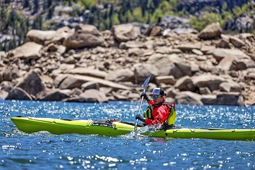 Wilderness Systems Tsunami 145 | Sit Inside Touring Kayak | Kayak with Rudder | 14' 6" | Infinite Yellow