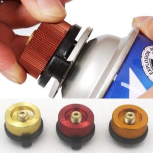 FASTROHY 2 PCS Camping Burner Cartridge Gas Fuel Canister Stove Cans Tank Adapter Converter