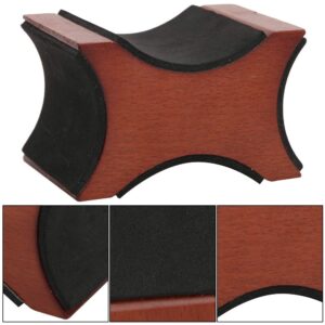 Mahogany Neck Rest Support, Universal Desktop Stand Musical Instrument Repair Tool