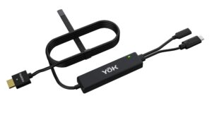 yok hdmi travel cable for nintendo switch that makes it easy to play on a tv screen when you travel without needing the entire dock - 10 foot reach