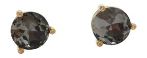 kate spade new york rise and shine stud earrings black/diamond