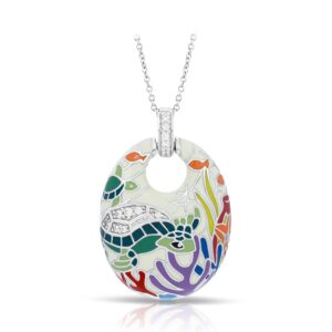 Belle Etoile Sea Turtle Pendant Ivory