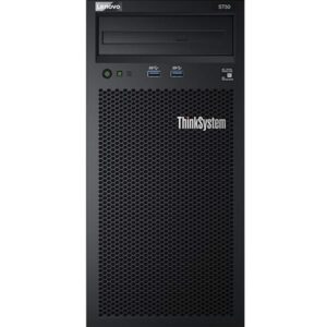 Lenovo ThinkSystem ST50 Tower Server Including Intel Xeon 3.4GHz CPU, 32GB DDR4 2666MHz RAM, 6TB HDD Storage, JBOD RAID