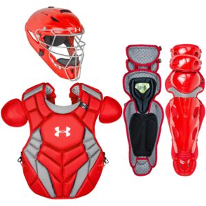 under armour uackcc4-jrpsc ua pro series/catching kit/junior/ages 9-12 uahg3y / uacpcc4-jrp / ualg4-jrp meets nocsae chest protector standard (nd200) sc