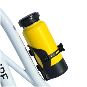 abc by bikase - any bottle cage, bike water holder fits bottle, container, speaker, bicycle for frame or handlebar (cage only)