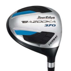 Tour Edge Bazooka 370 Complete Golf Set Senior Flex-Graphite-LH, Black/Blue, One Size (B6SLGU13.B)