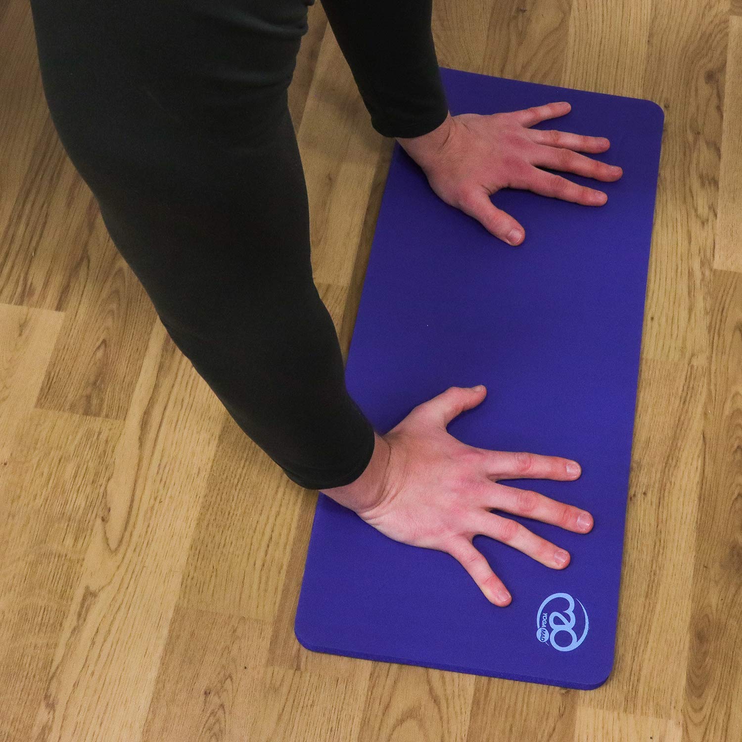 Yoga-Mad Unisex's Knee Mat Pad, Blue, 61cm x 25cm x 15mm