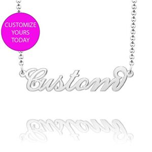 Kayleigh Personalized Necklace Monogram Necklace Custom Handmade Personalized Jewelry