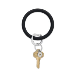 oventure, the original bracelet keychain, silicone big o key ring - back in black