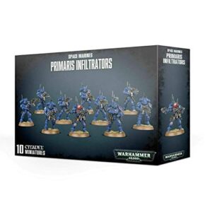 games workshop - warhammer 40,000 - space marines primaris infiltrators, for ages 14 and above