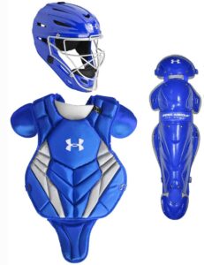 under armour baseball ua victory series 4 / catching kit/junior/ages 7-9 royal uackcc4-yvsro