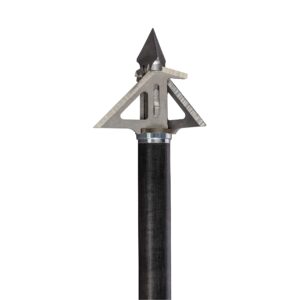 SIK F3 3-Blade Cut on Contact Fixed Blade Broadhead, Silver, One Size