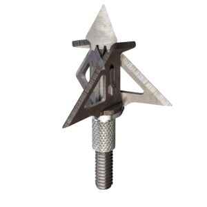 SIK F3 3-Blade Cut on Contact Fixed Blade Broadhead, Silver, One Size