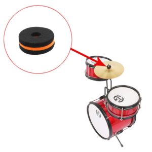 Gazechimp Black Cymbal Stand Foam Felts Washers For Drum Set Parts Pack