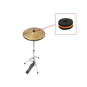 Gazechimp Black Cymbal Stand Foam Felts Washers For Drum Set Parts Pack