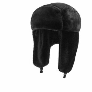 Women Men Furry Trapper Hat Winter Hat Faux Fur Ushanka Ear Flap Hunting Windproof Ski Snow Caps Earflaps Russian Hats Thermal Cold Weather Hats