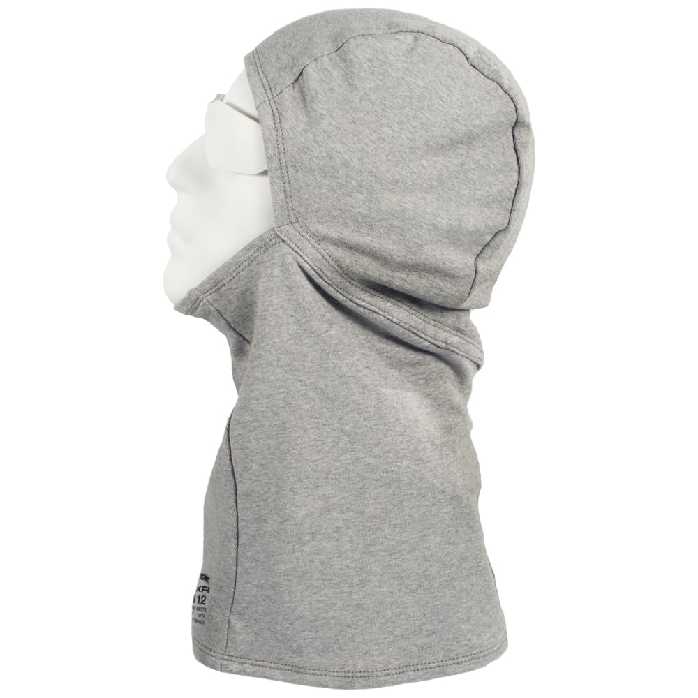 BENCHMARK FR Flame Resistant Lightweight Balaclava - Made in The USA (Light Gray)