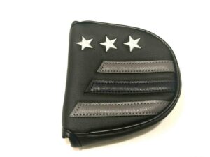 new custom usa stars and stripes blue line magnetic mallet putter headcover