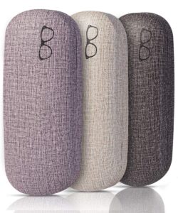 raylove hard shell eyeglasses case, 3 pack unisex protective case for glasses