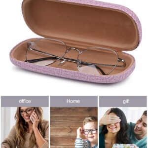 RayLove Hard Shell Eyeglasses Case, 3 Pack Unisex Protective Case for Glasses