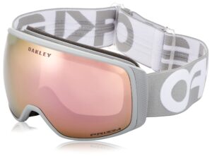 oakley flight tracker matte grey with prizm rose gold, large