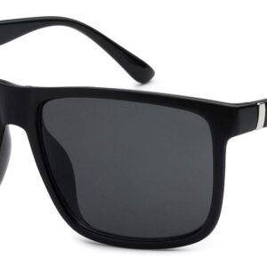 Locs 91055 Black Sunglasses | Authentic Gangster Oversized Eyewear Flat Top Shades