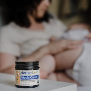 Motherlove Nipple Cream (2 oz) Organic Lanolin-Free Nipple Cream for Breastfeeding—Benefits Nursing & Pumping Moms