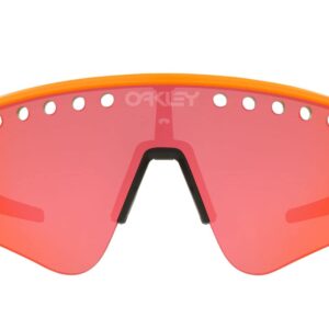 Oakley Men's Oo9465 Sutro Lite Sweep Rectangular Sunglasses, Orange/Prizm Trail Torch, 39 mm